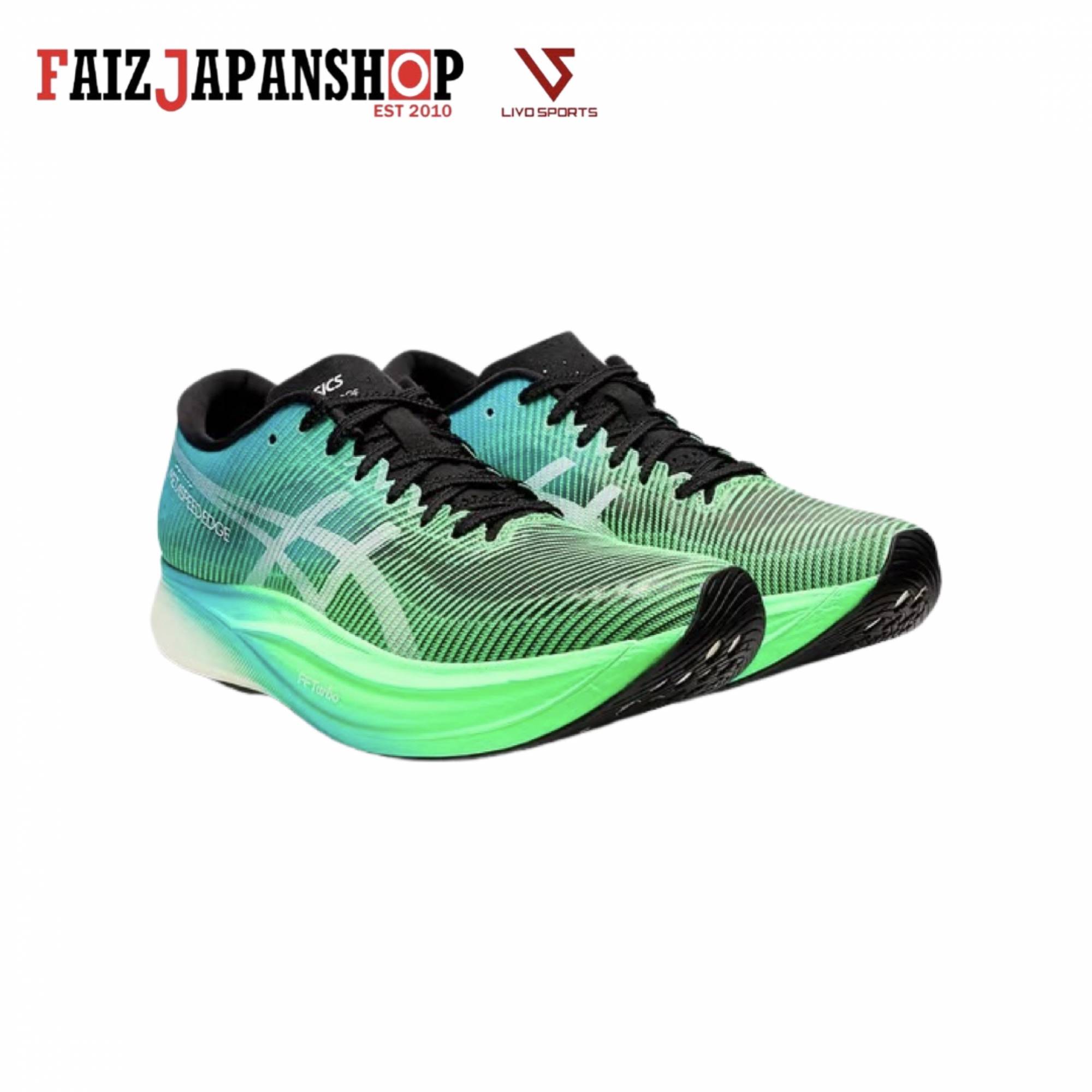 ASICS METASPEED EDGE PLUS- BLACK/NEW LEAF